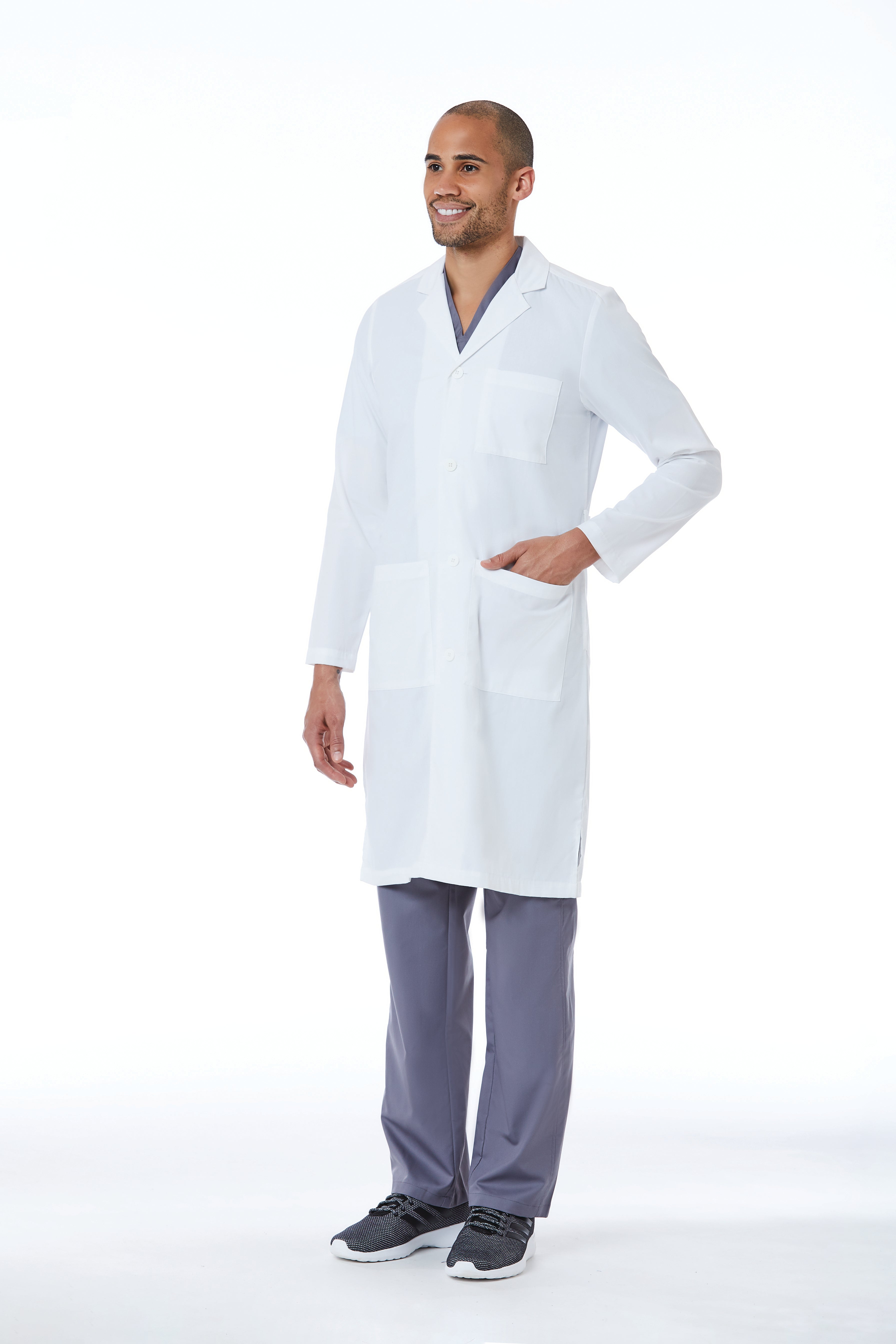 Kaiser Nuc Med - 7256 RED PANDA LAB COAT - Men's Long Lab Coat- Maevn ...