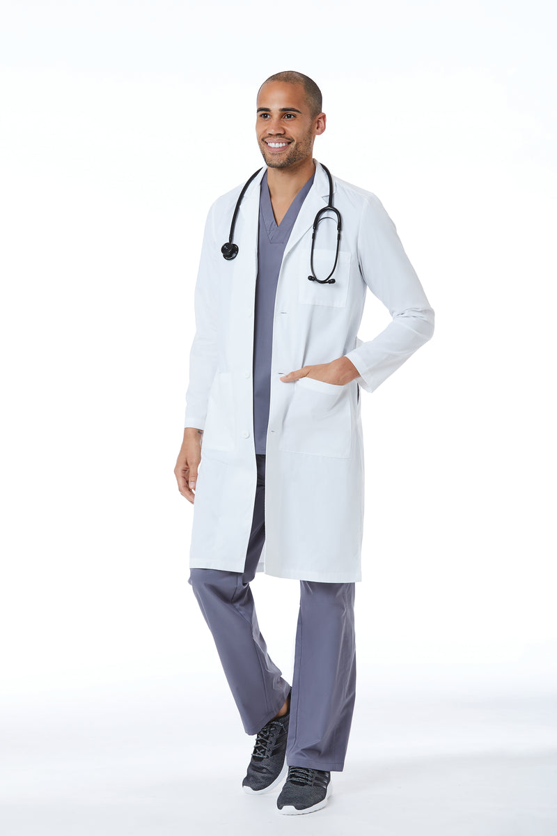 Kaiser Nuc Med - 7256 RED PANDA LAB COAT - Men's Long Lab Coat- Maevn ...